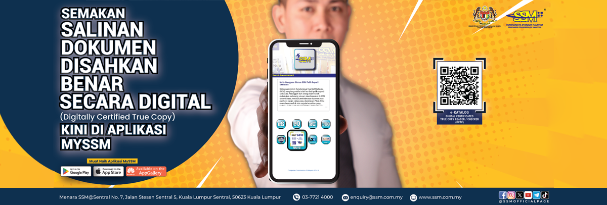 SSM e-Info - Official and Authorised Service Portal